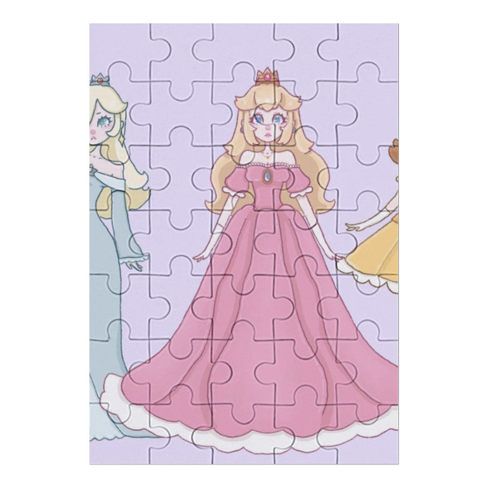 Mario Princess Peach Merch Mario Princess Peach Puzzles for Kids 35 PCS ...