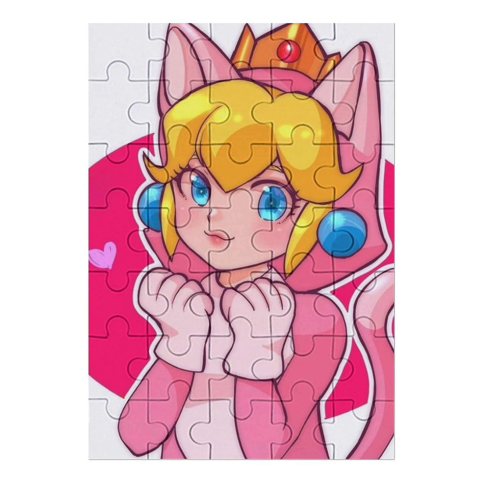 Mario Princess Peach Merch Mario Princess Peach Puzzles for Kids 35 PCS ...