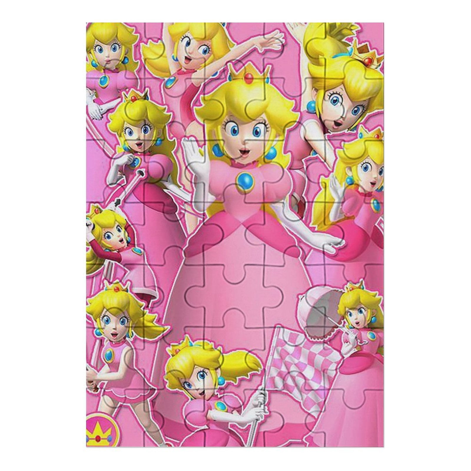 Mario Princess Peach Merch Mario Princess Peach Puzzles for Kids 35 PCS ...