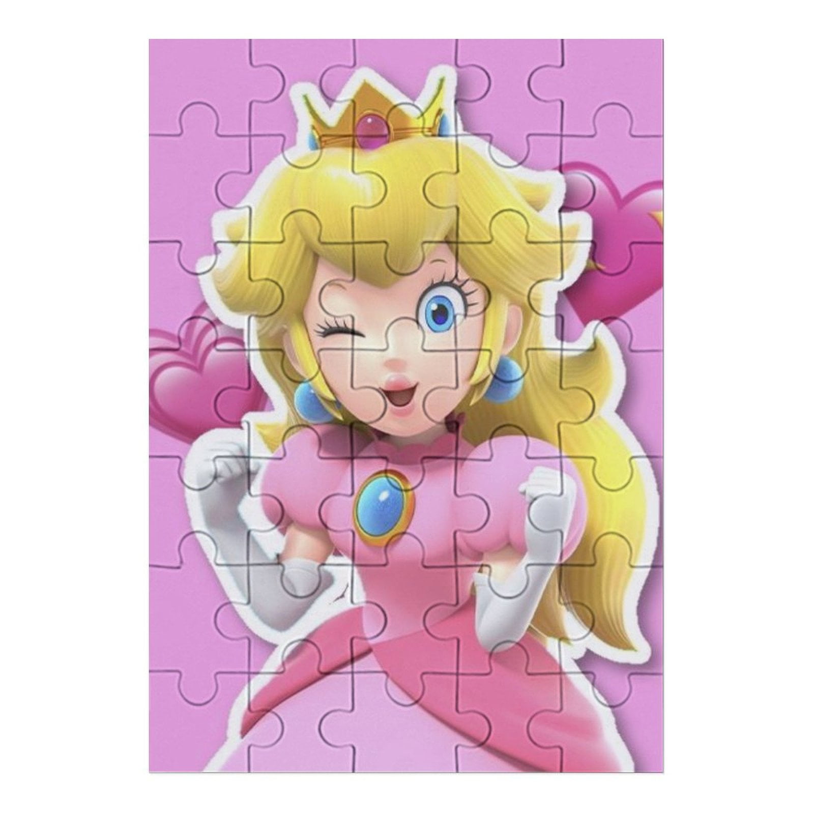 Mario Princess Peach Merch Mario Princess Peach Puzzles for Kids 35 PCS ...
