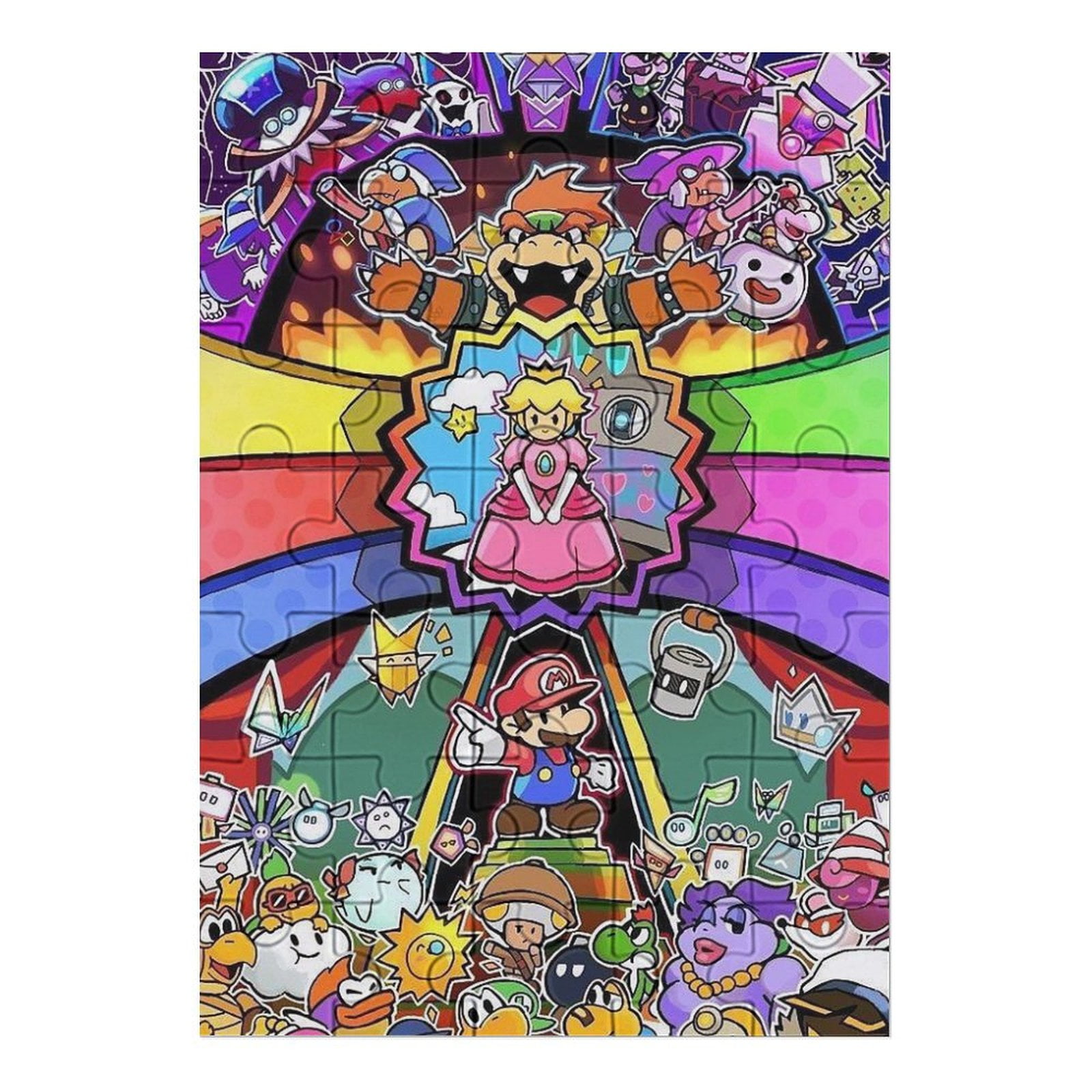 Mario Princess Peach Merch Mario Princess Peach Puzzles for Kids 35 PCS ...