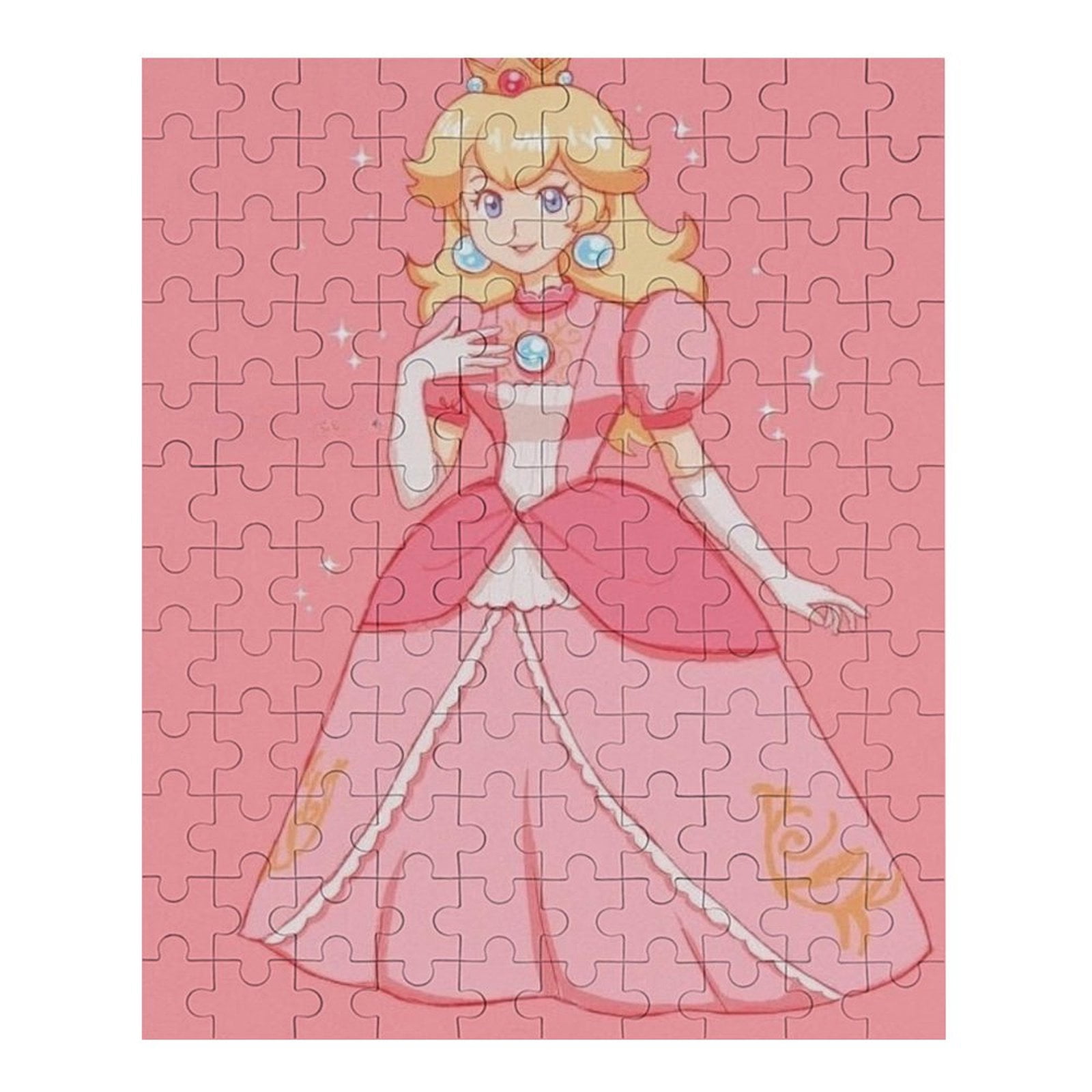 Mario Princess Peach Merch Mario Princess Peach Puzzles for Kids 70 PCS ...