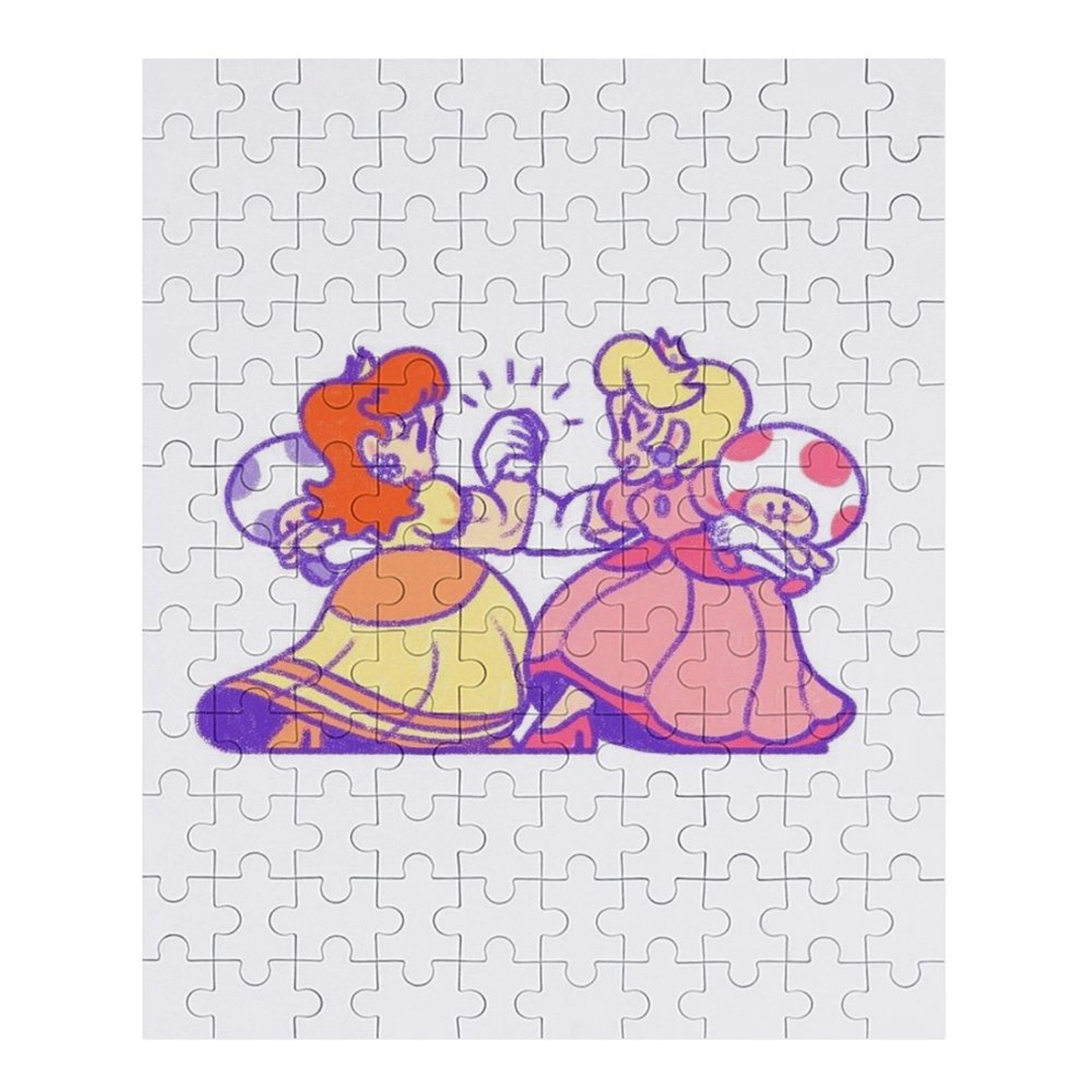 Mario Princess Peach Merch Mario Princess Peach Puzzles for Kids 70 PCS ...