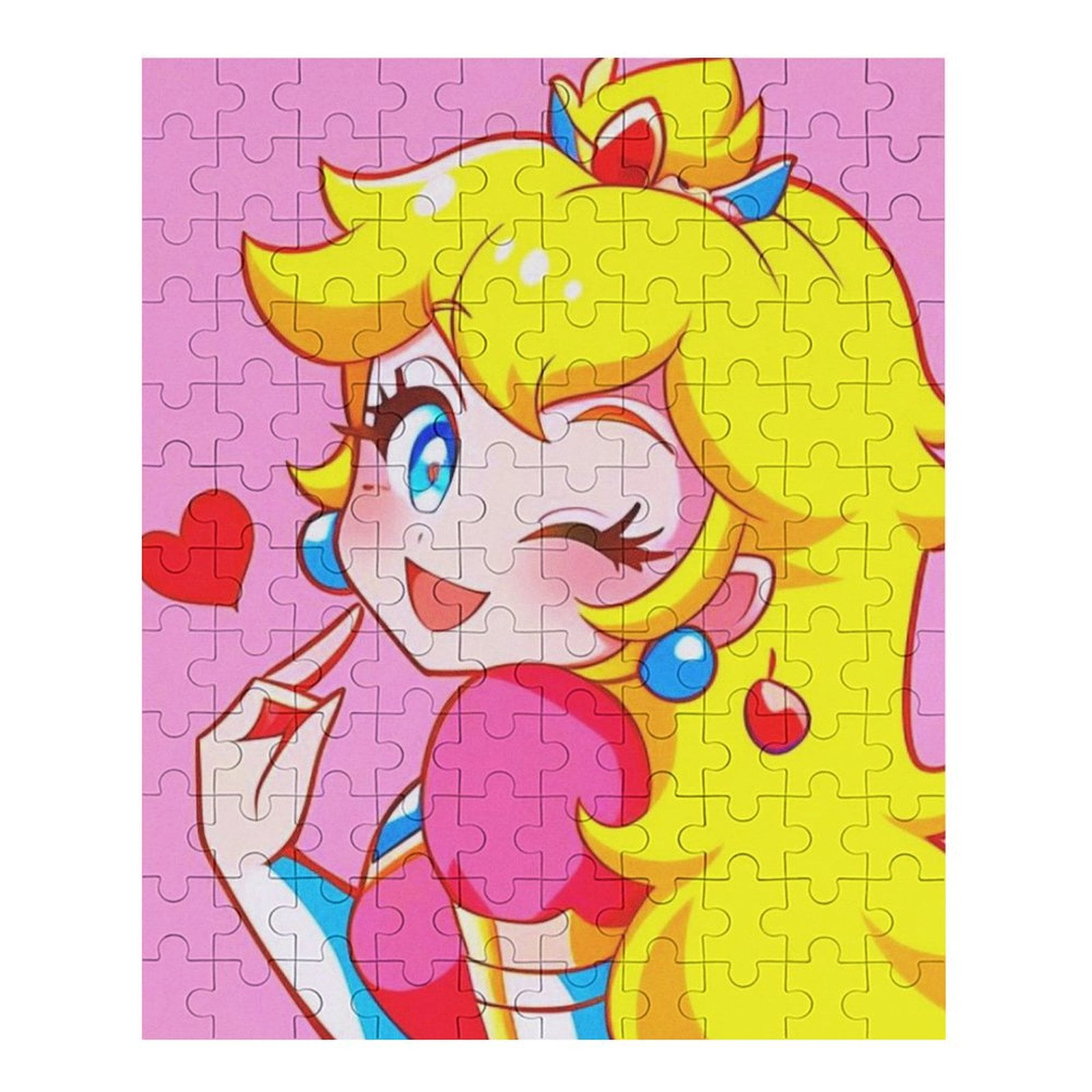 Mario Princess Peach Merch Mario Princess Peach Puzzles for Kids 70 PCS ...