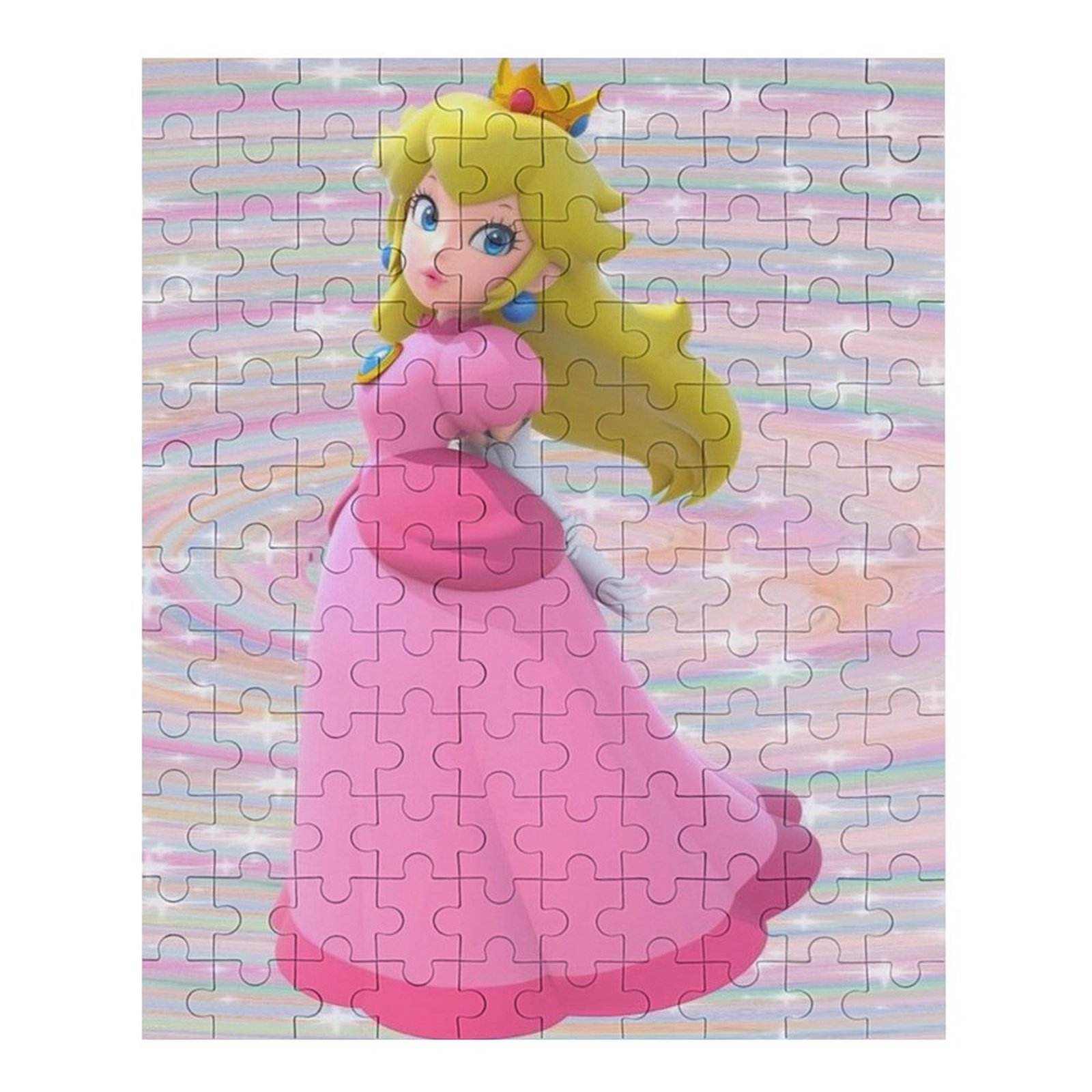 Mario Princess Peach Merch Mario Princess Peach Puzzles for Kids 70 PCS ...