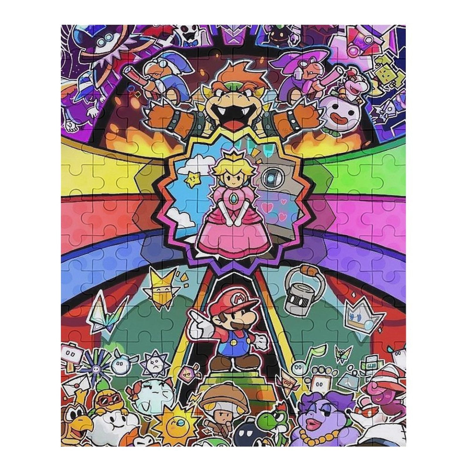 Mario Princess Peach Merch Mario Princess Peach Puzzles for Kids 70 PCS ...