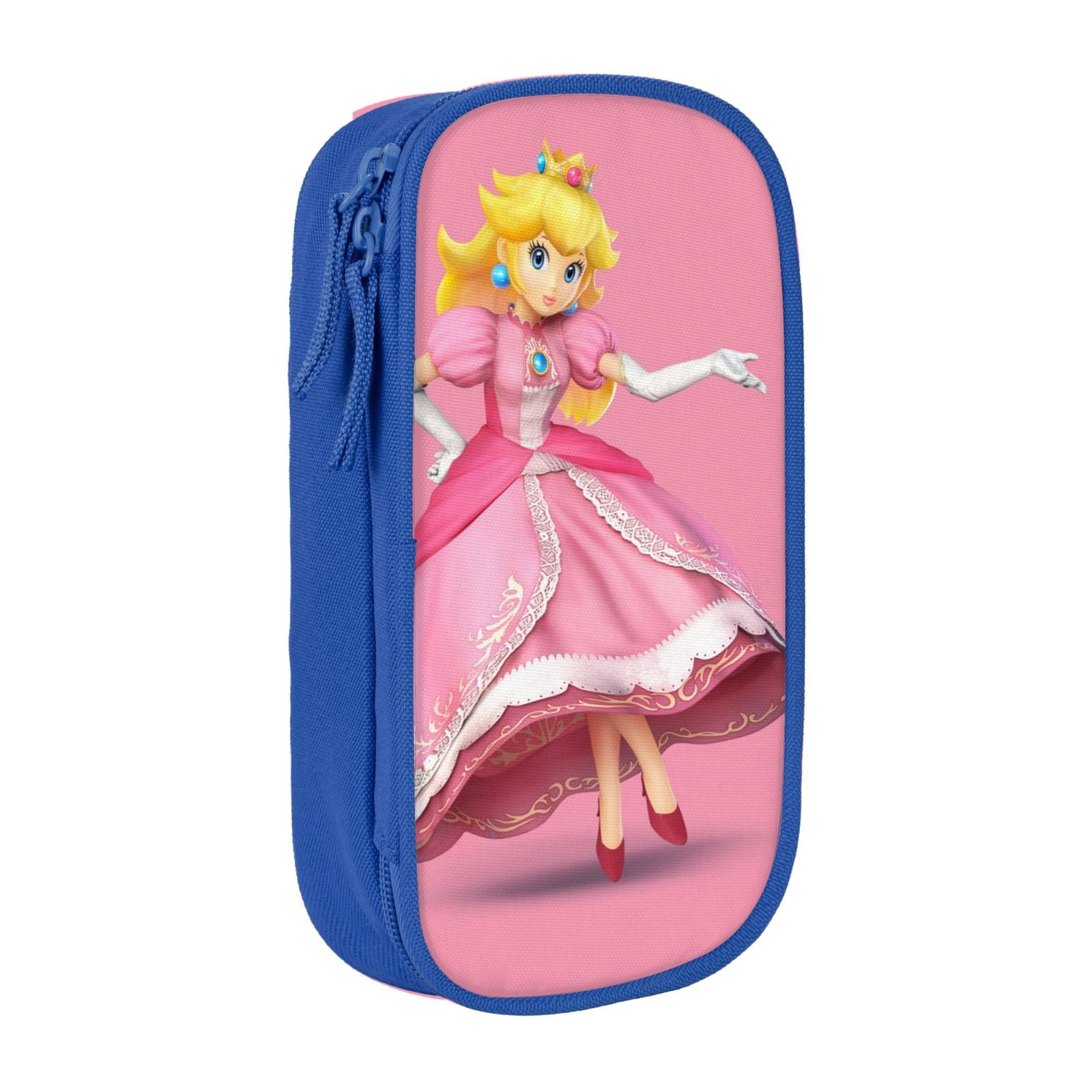 Mario Princess Peach Pencil Case,Big Capacity Pencil Pouch Stationery ...