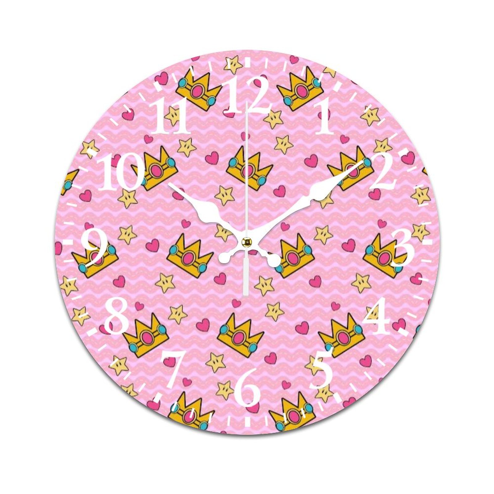 Mario Princess Peach wall clocks battery operated decorative 30cm/11 ...