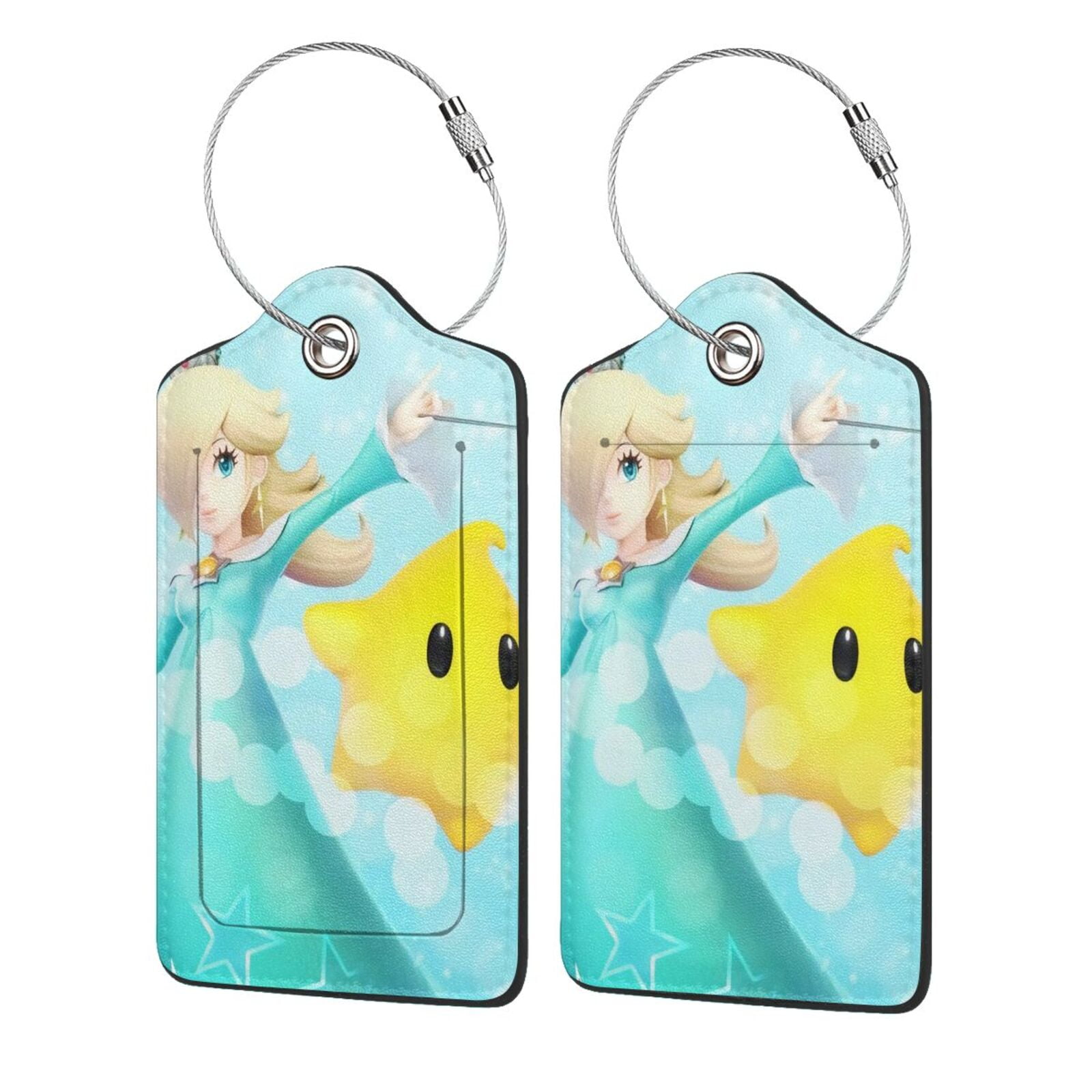 Mario Princess Rosalina blue Luggage Tags for Suitcases Travel ID ...