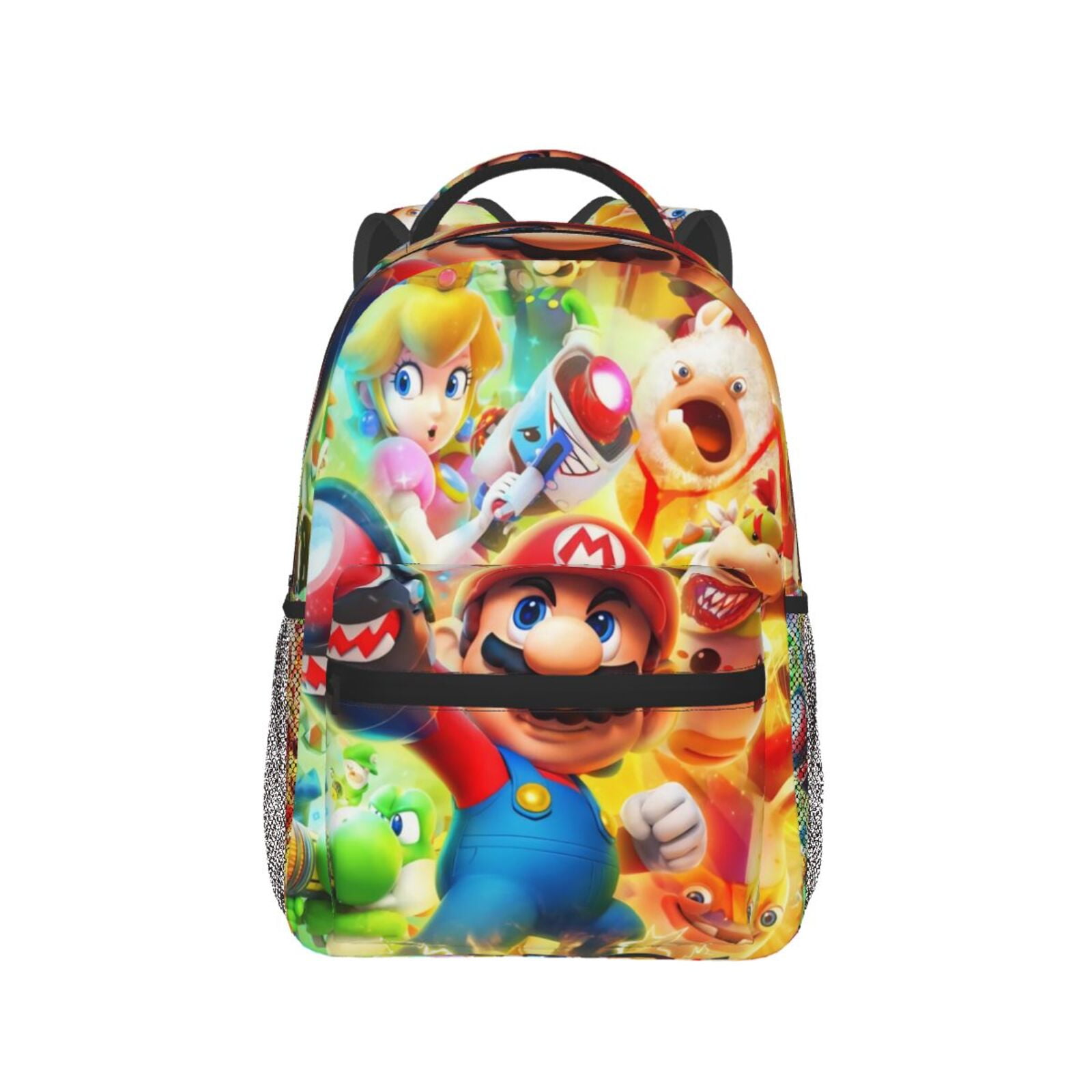 Mario Rabbids Kingdom Battle Backpack,Fabric & PVC Backpack with ...