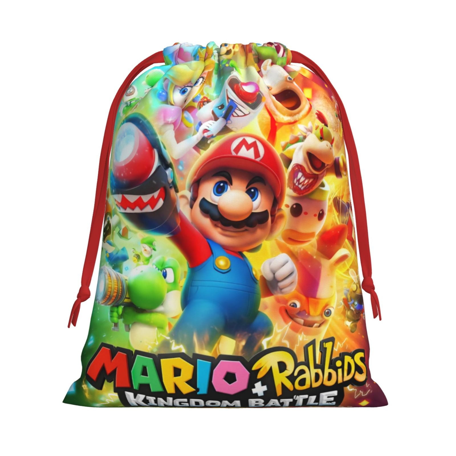 Mario Rabbids Kingdom Battle Drawstring Bag For Kids Adults Gifts ...