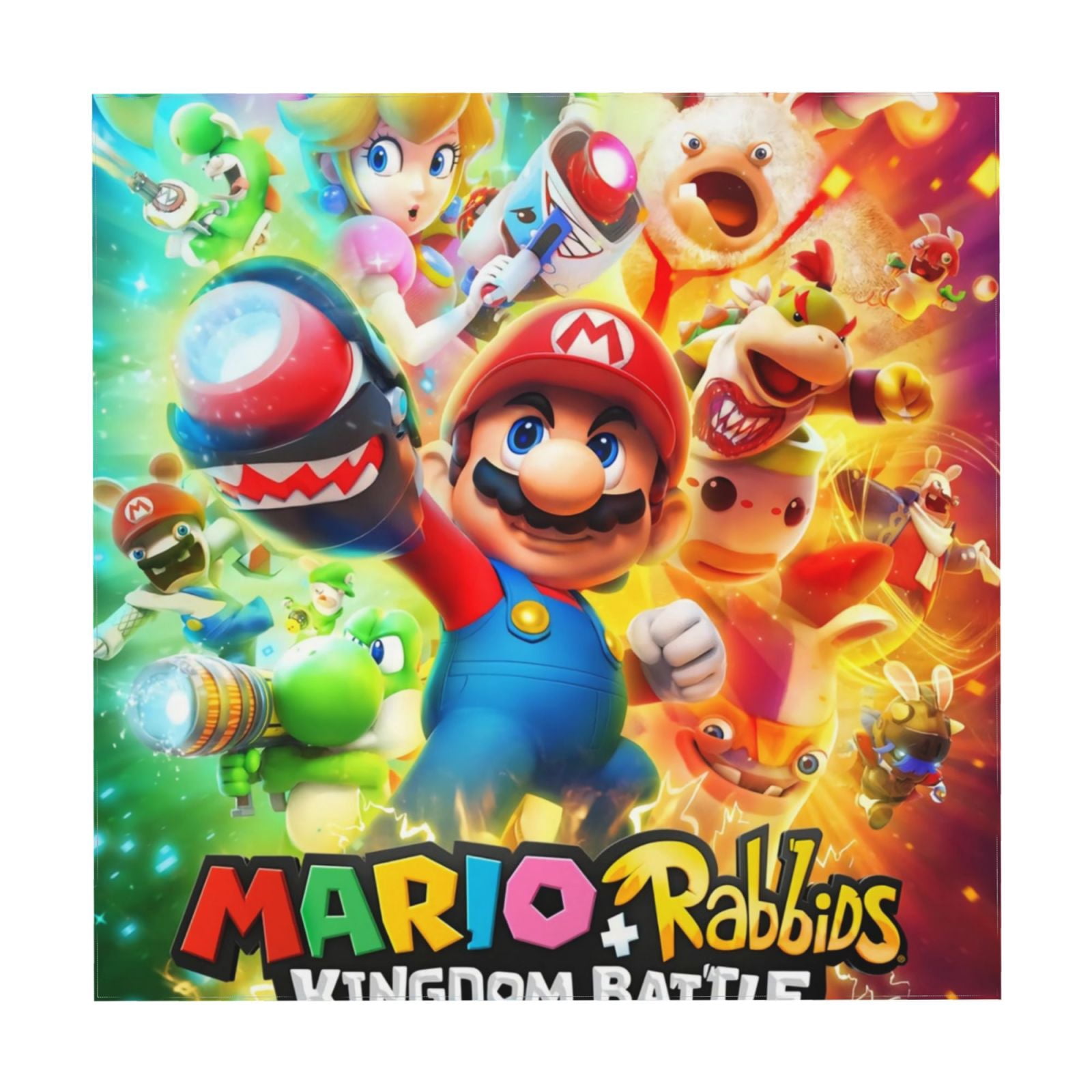 Mario Rabbids Kingdom Battle Square Tablecloth, Table Cloth For Square ...