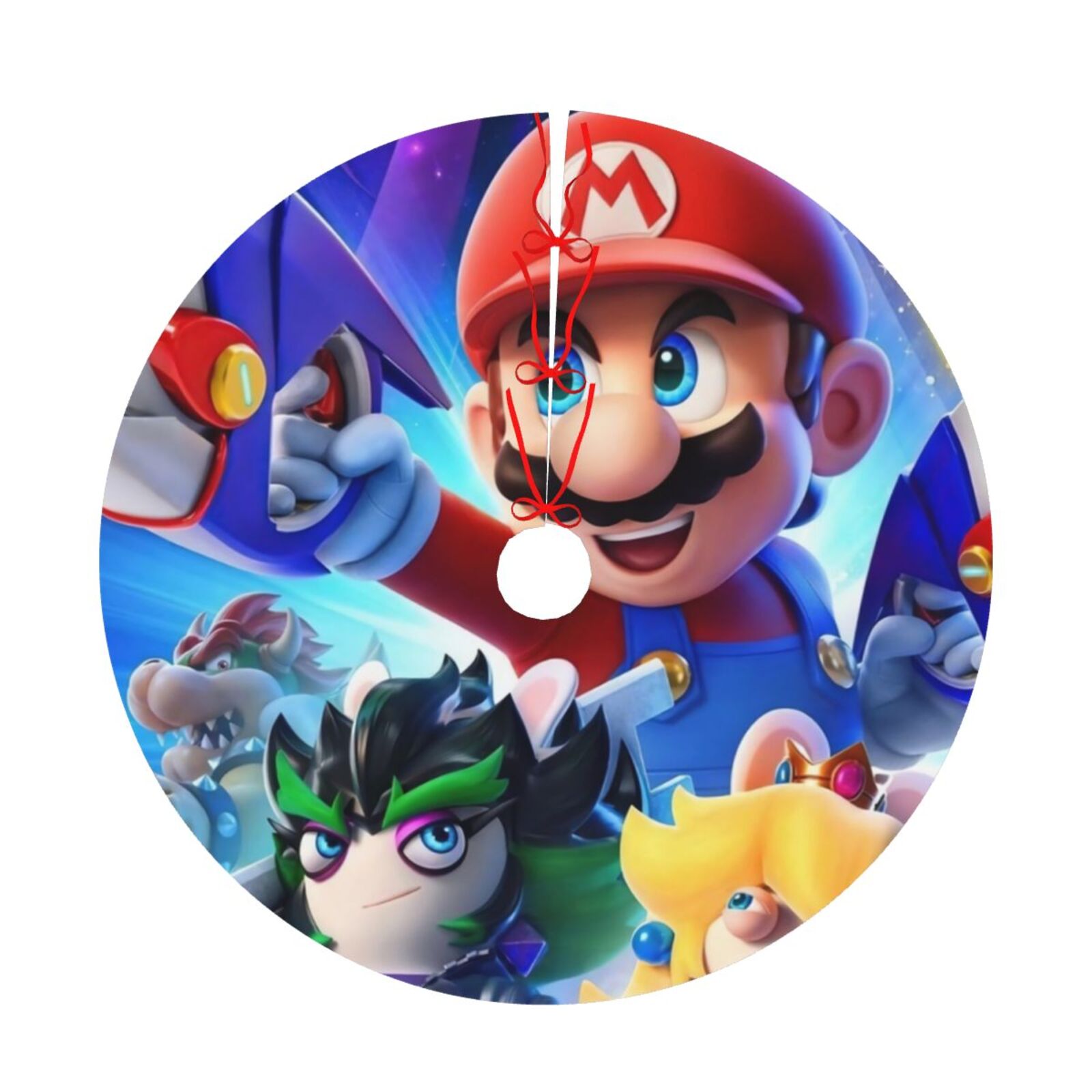 Mario Rabbids Sparks Of Hope Christmas Tree Skirt 36 Inch,Soft and ...