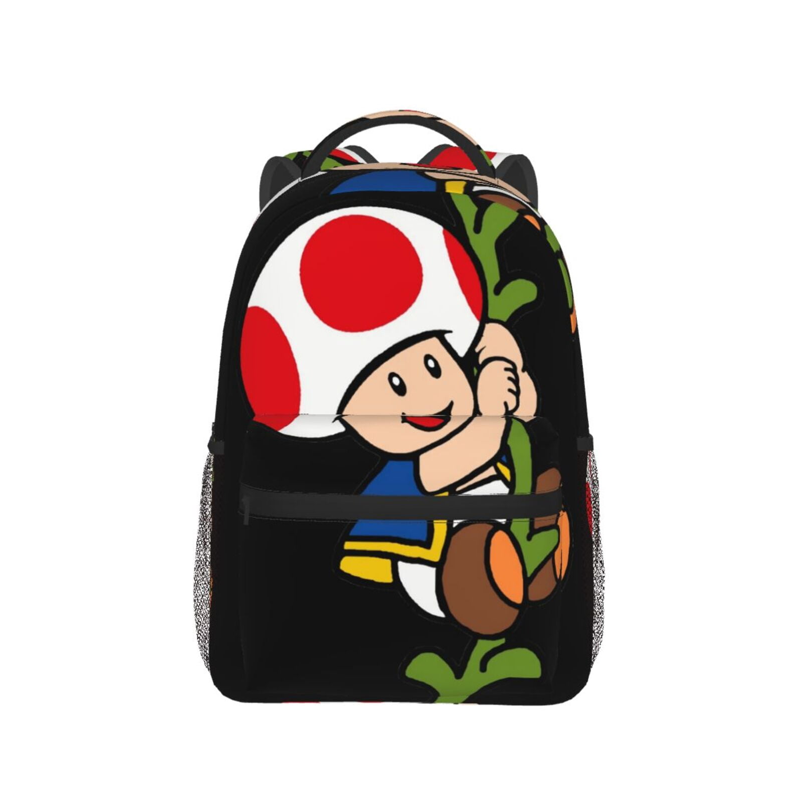 Mario Red Mushroom Backpack 15.7 Inch,Travel Backpack Lightweight ...