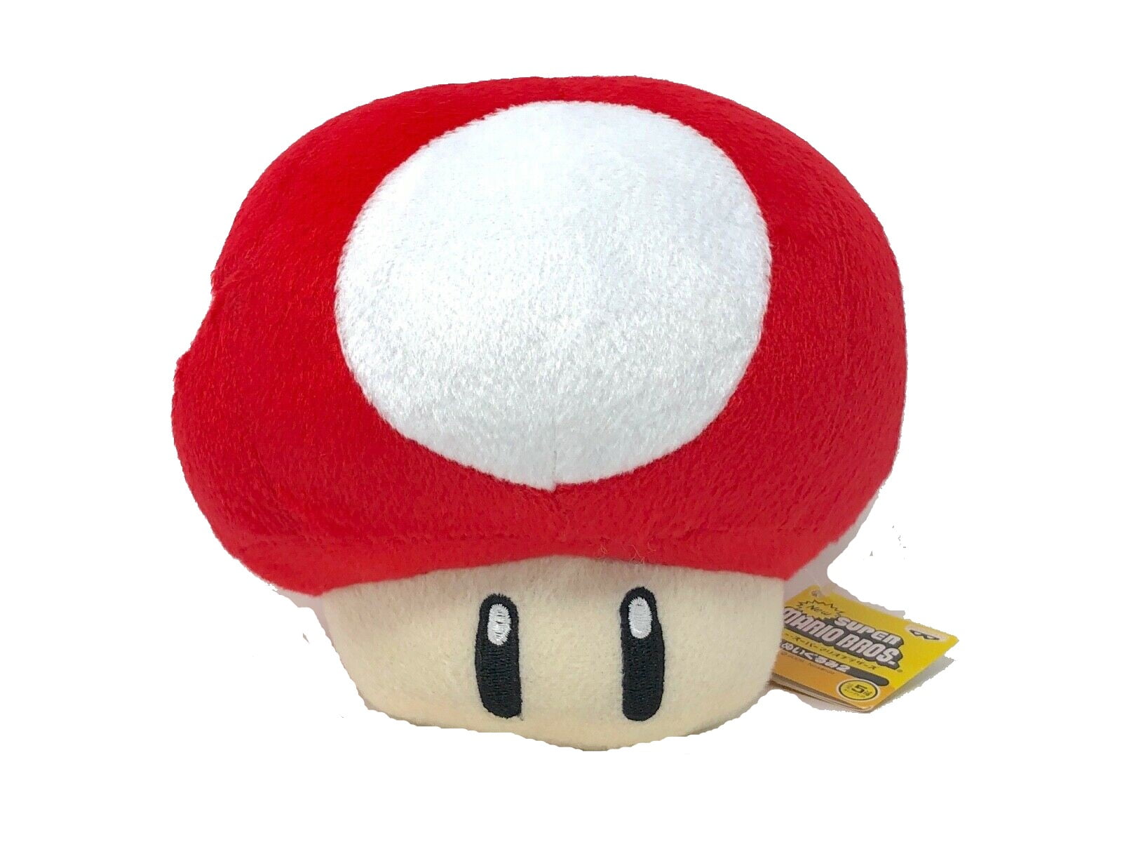 Mario Red Mushroom Plush Stuffed Toy 6" - Walmart.com