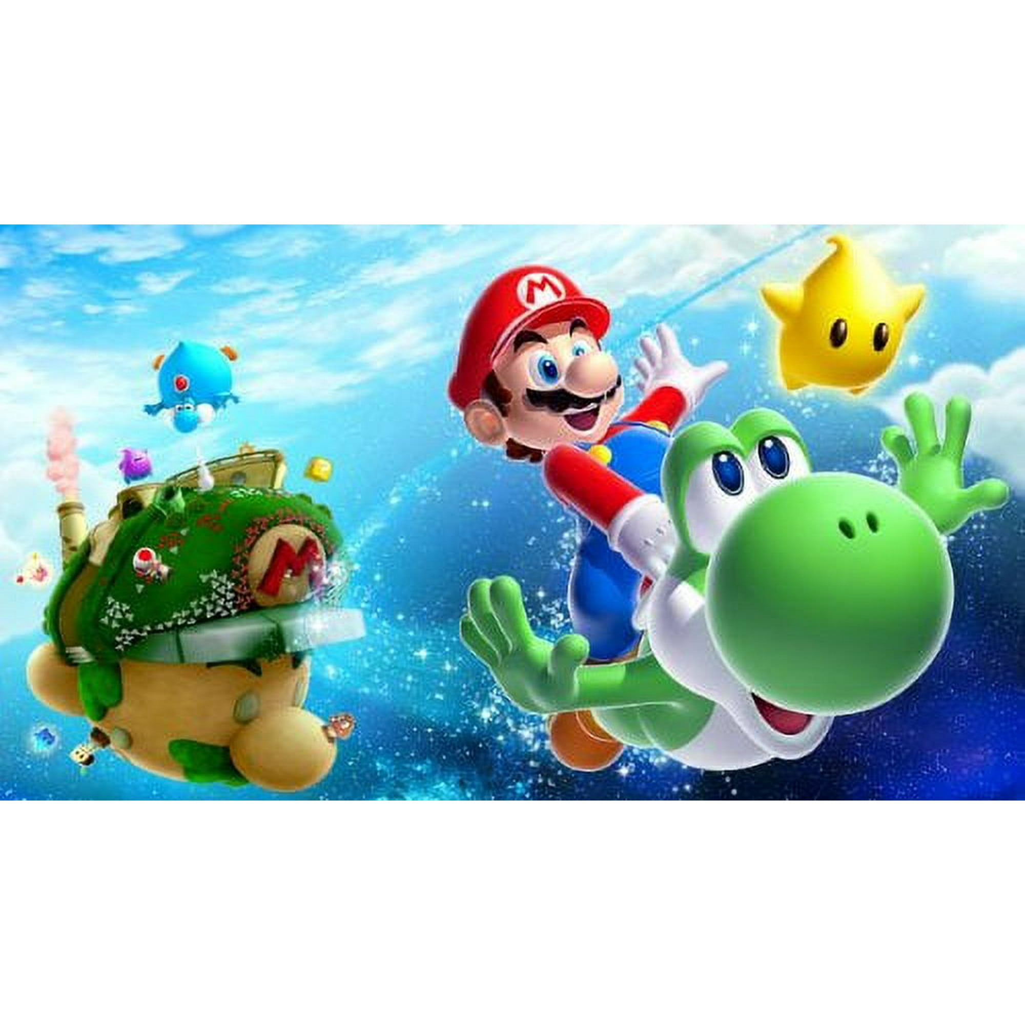Mario Riding Yoshi Super Mario World