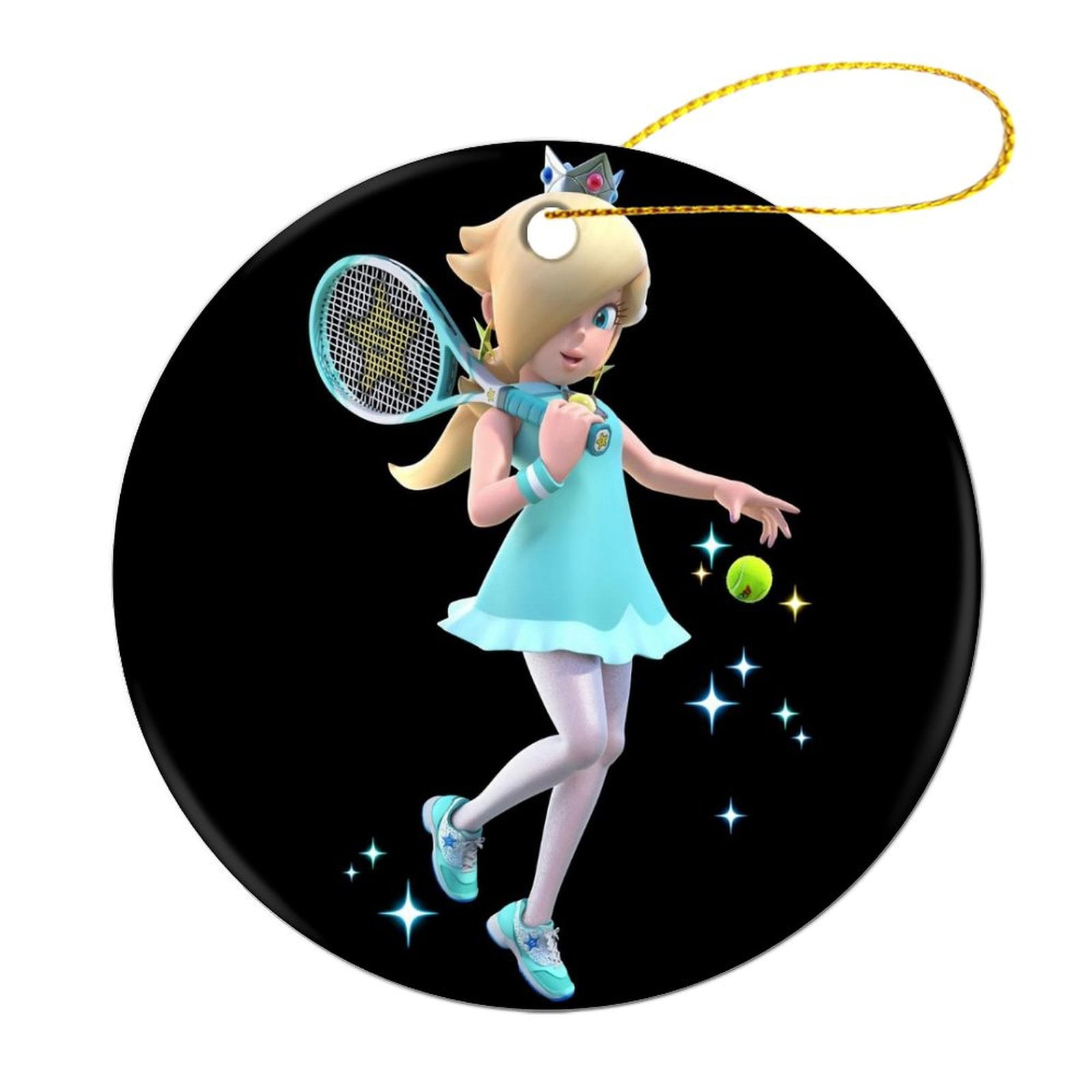 Mario Rosalina Play Tennis Christmas Ornaments,Christmas Tree ...