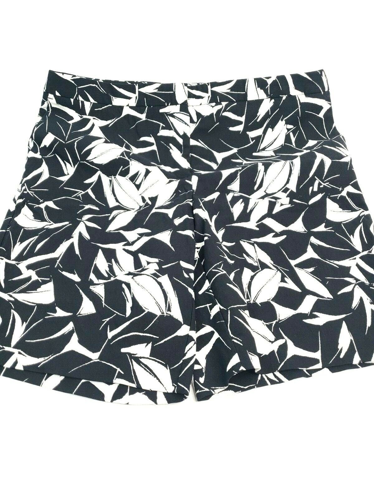 Mario Serrani Ladies' Woven Bermuda Short, Variety 8, Black/White ...