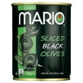 Mario Sliced Black Olives 3.8 oz Tin, Mediterranean, Italian, Spanish ...