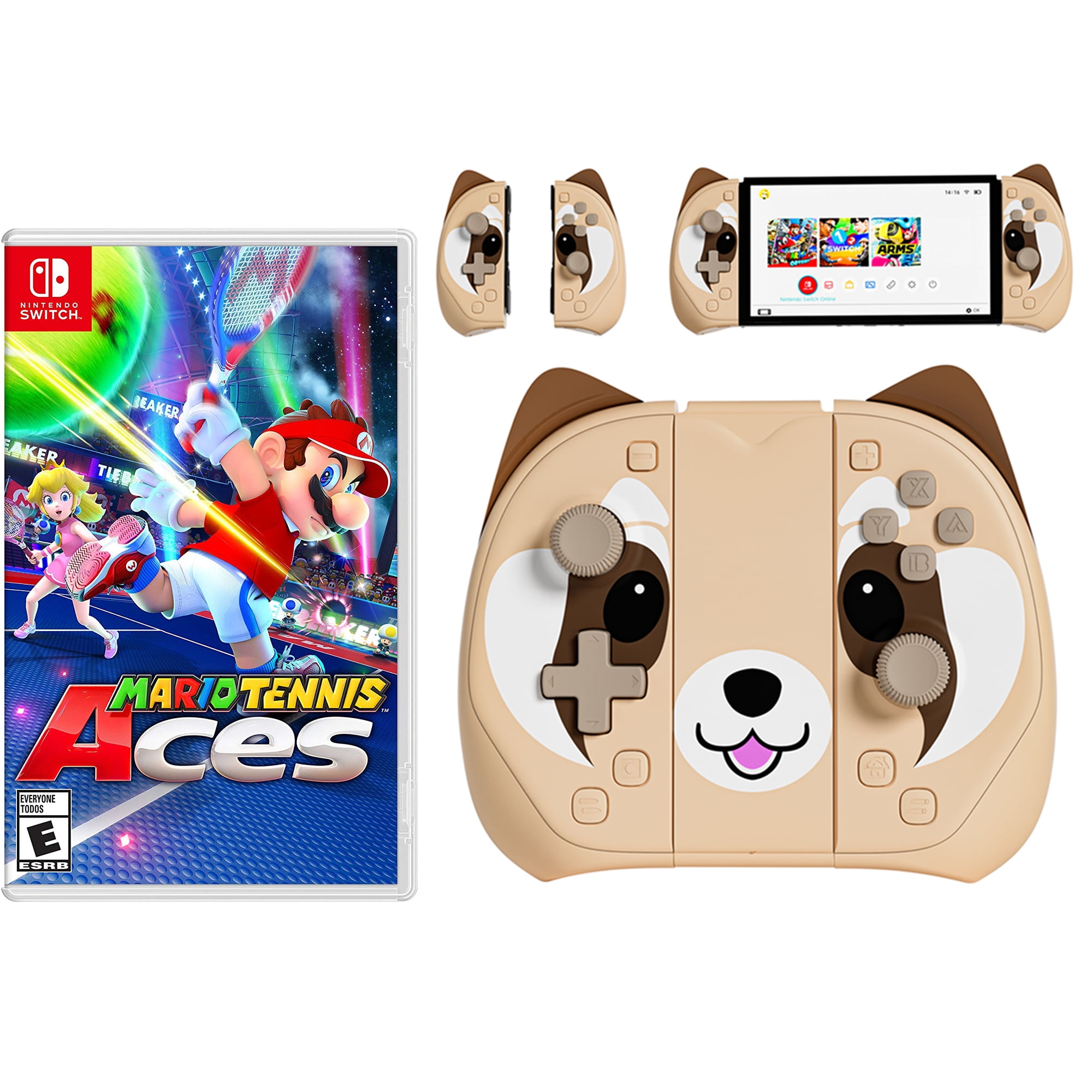 Mario Tennis Aces Game Disc and Switch Joypad for Nintendo Switch ...
