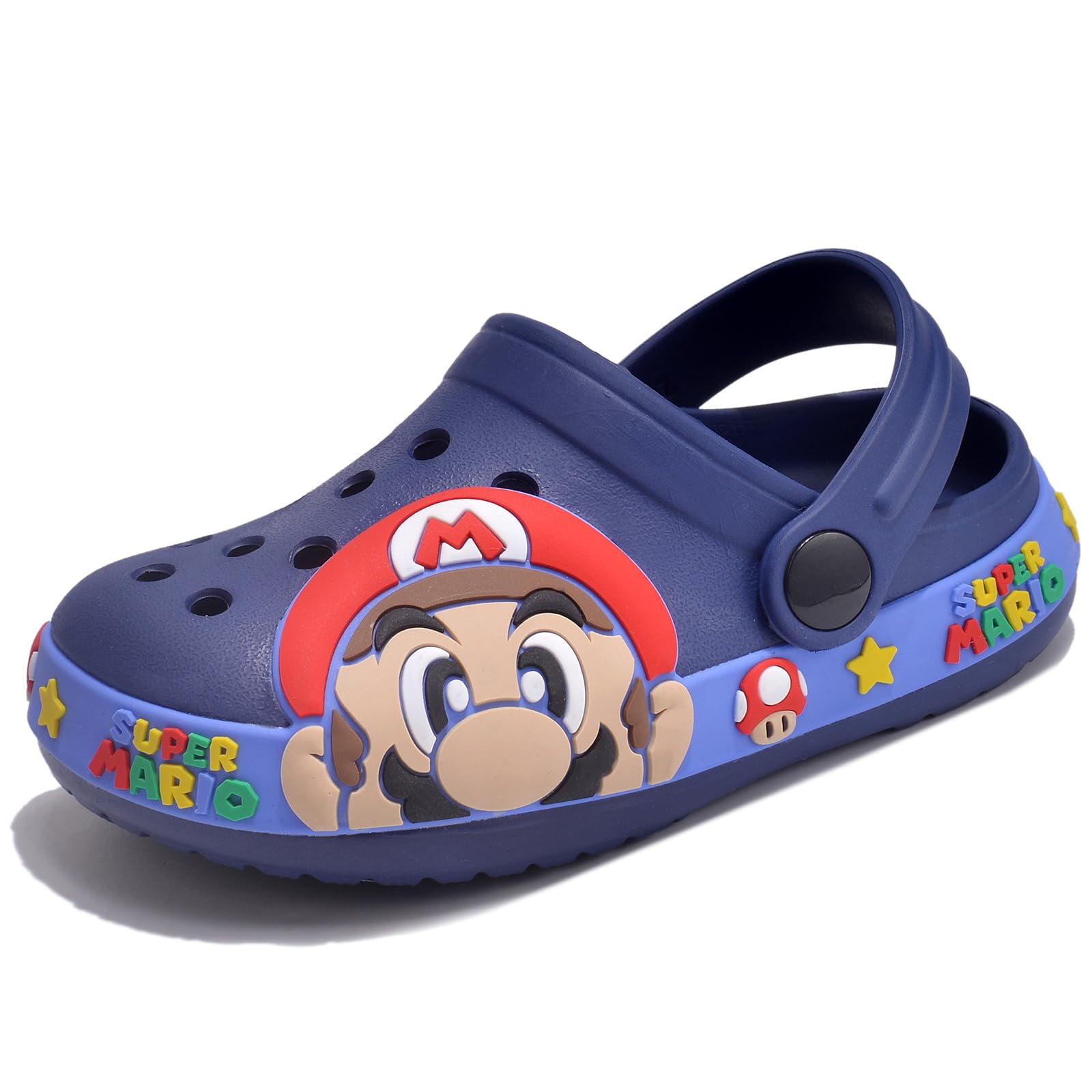Mario Toddler Kids Boys Clogs Breathable EVA Slip On Lightweight ...