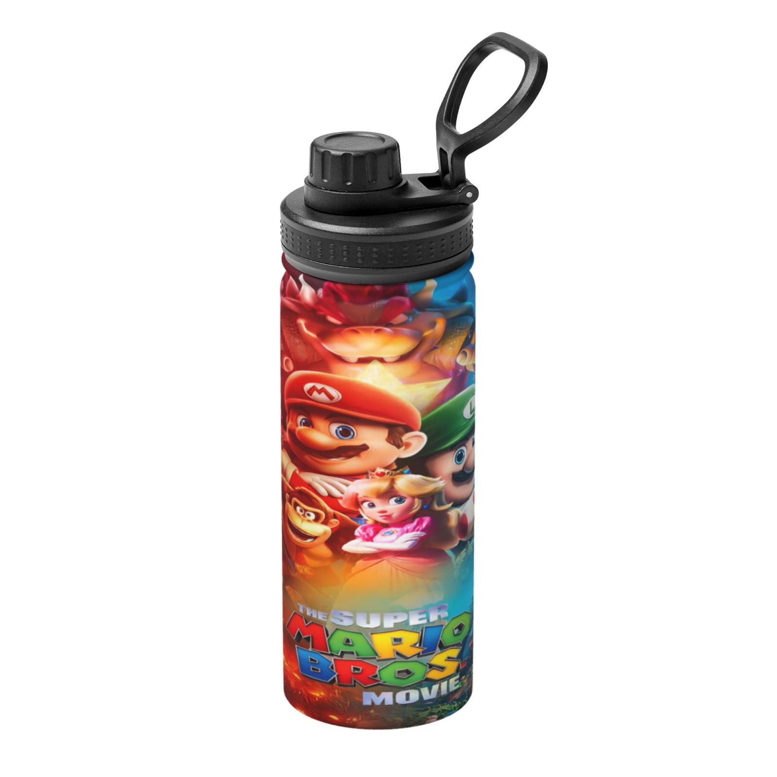Mario Water Bottle 18oz Insulated Water Bottles Reusable Stainless ...