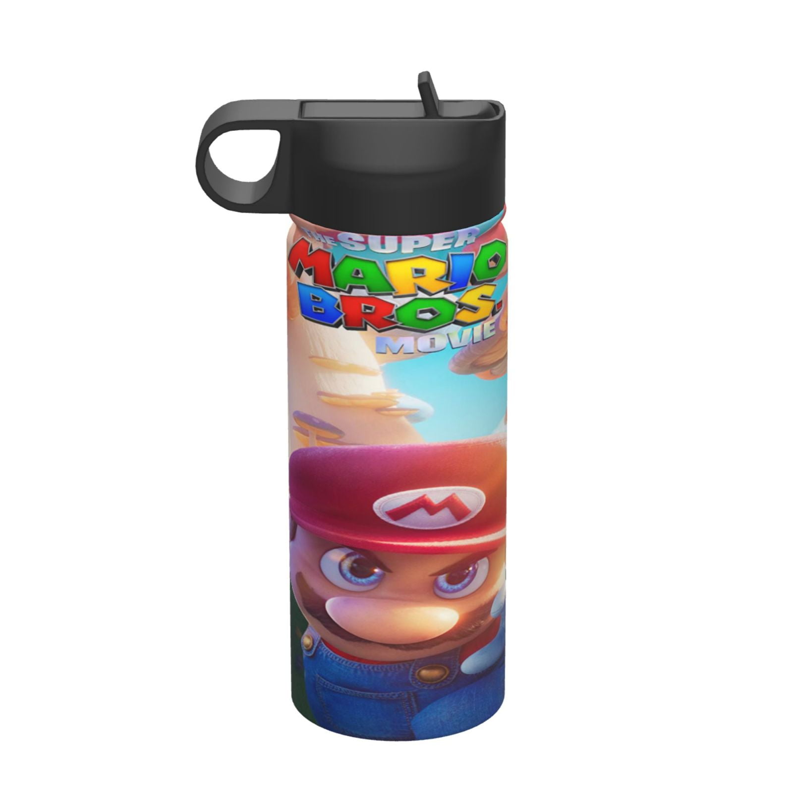 Mario Water Bottle 18oz Insulated Water Bottles Reusable Stainless ...