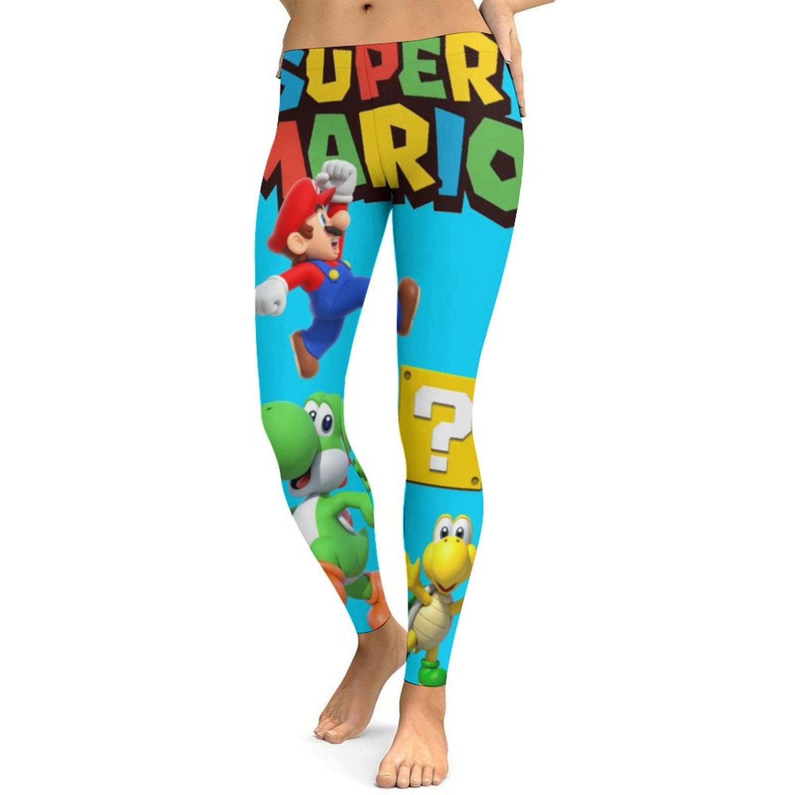 Mario Yoga Pants for Women Girls Workout Leggings Stretch High Waist ...