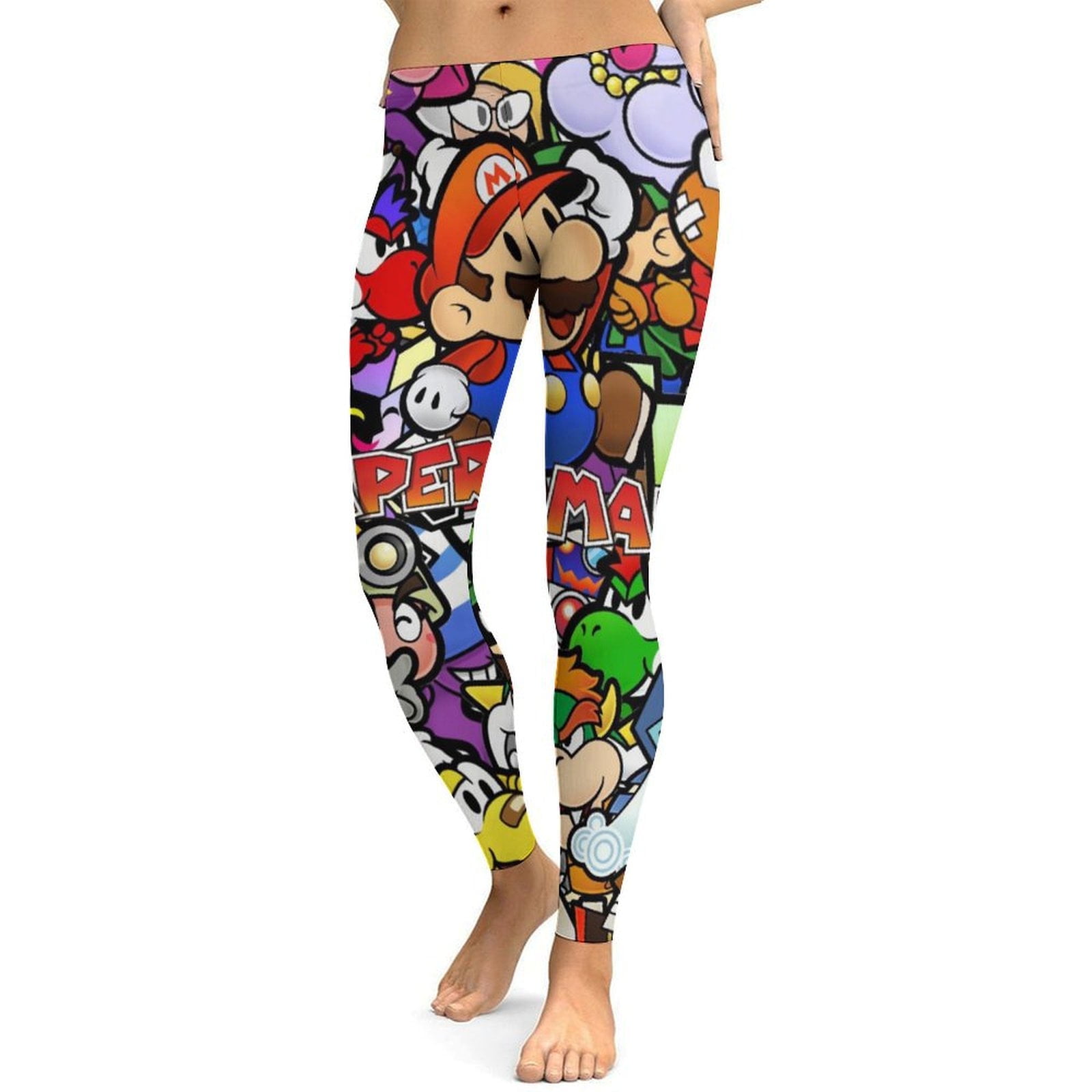 Mario Yoga Pants for Women Girls Workout Leggings Stretch High Waist ...