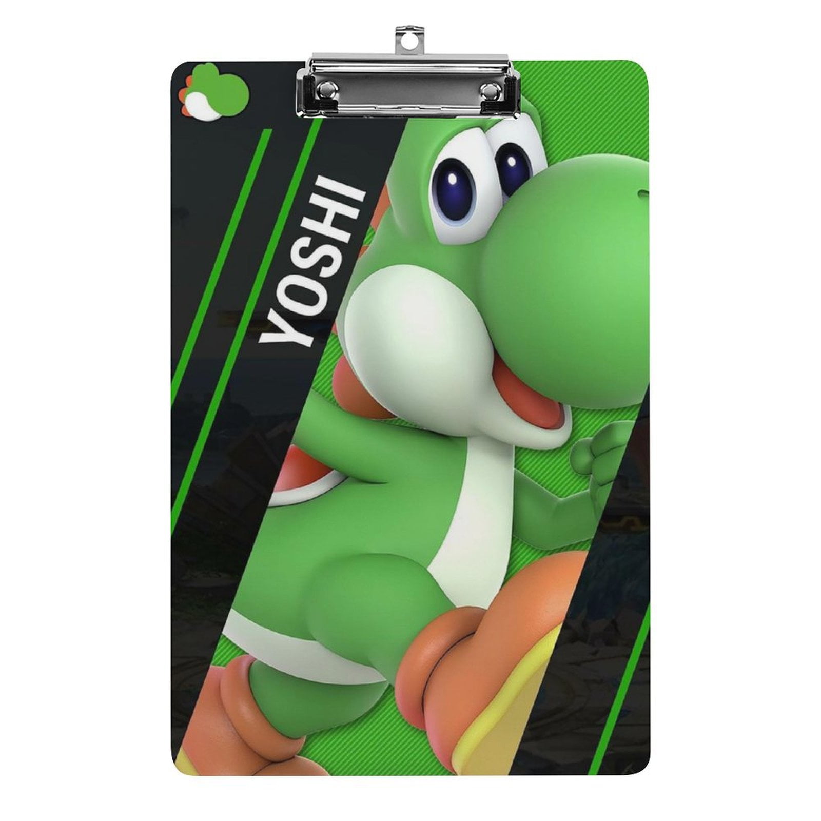 Mario Yoshi Clipboard - Standard letter size for school and office - Walmart.com