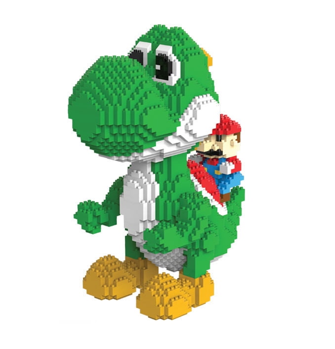 Mario Yoshi Micro Building Blocks Toys 3d Puzzles Mini Classic Game ...