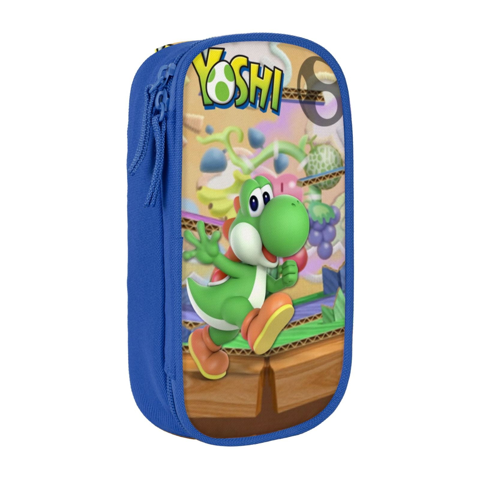 Mario Yoshi Pencil Case,Pencil Pouch,Big Pencil Bag Pouch Box Organizer Pen Case,Portable ...