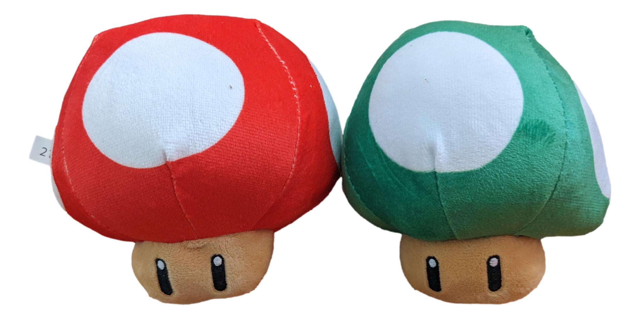 Mario and Luigi Mario Bros Stuffed Plush Figure Toy (7 Inch 1 Up ...