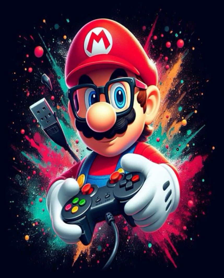 Mario brothers Diamond Painting ,5D Diamond Painting Kits for Adults ...