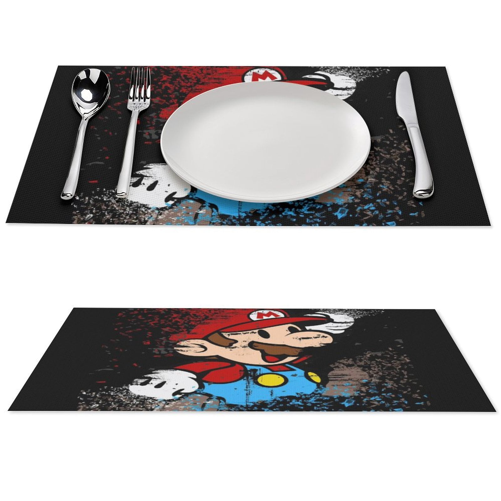 Mario kids plastic waterproof placemat 2 PCS - Walmart.com