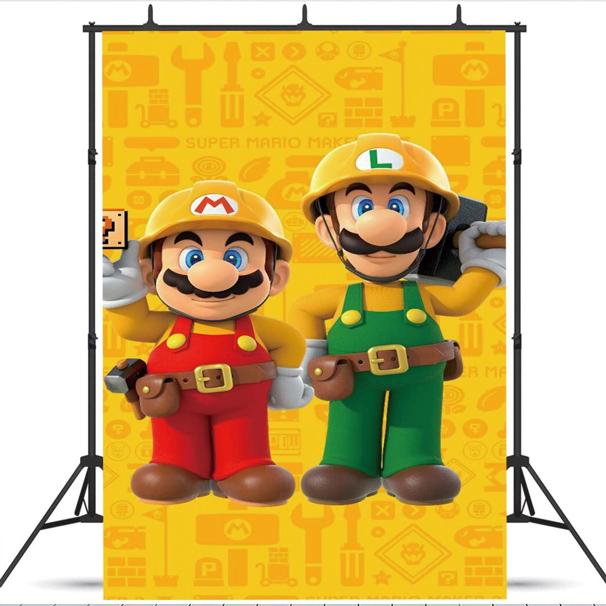 Mario school Backdrop Party Supplies Taspestry Background Banner ...