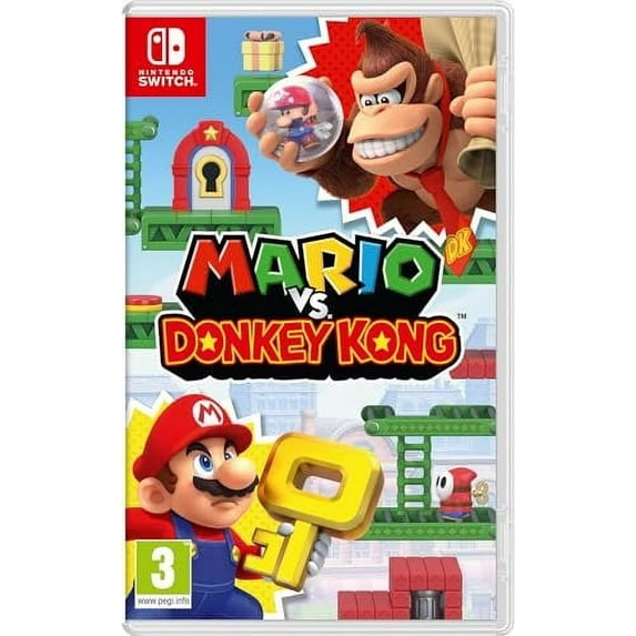 Free Shipping! Nintendo Mario vs Donkey Kong, Switch Game, 130+ Levels ...