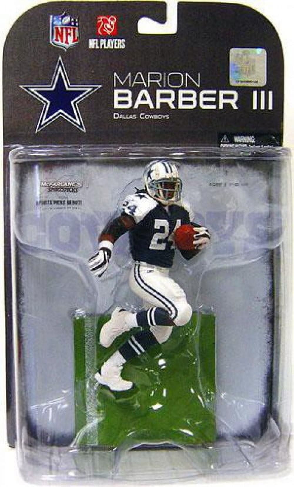Marion Barber Action Figure Blue Jersey Variant Sports Picks Series 19 ...