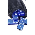 Marion & Co. Domino Double 6 Dark Blue Marbleized Jumbo Tournament Size ...