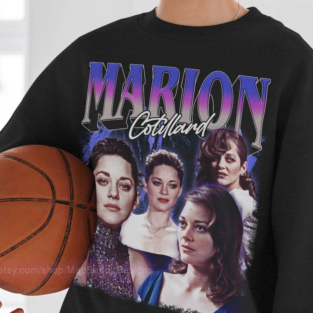 Marion Cotillard cool retro rock poster 70s 80s 90s rocker design style s 308, vintage bootleg ...