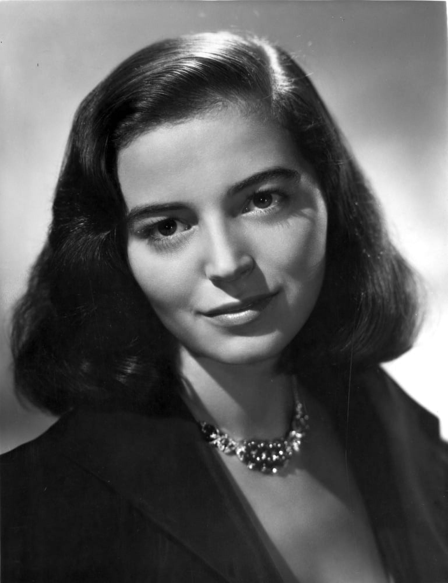 Marisa Pavan smiling in Black Suit with Necklace Photo Print (8 x 10 ...