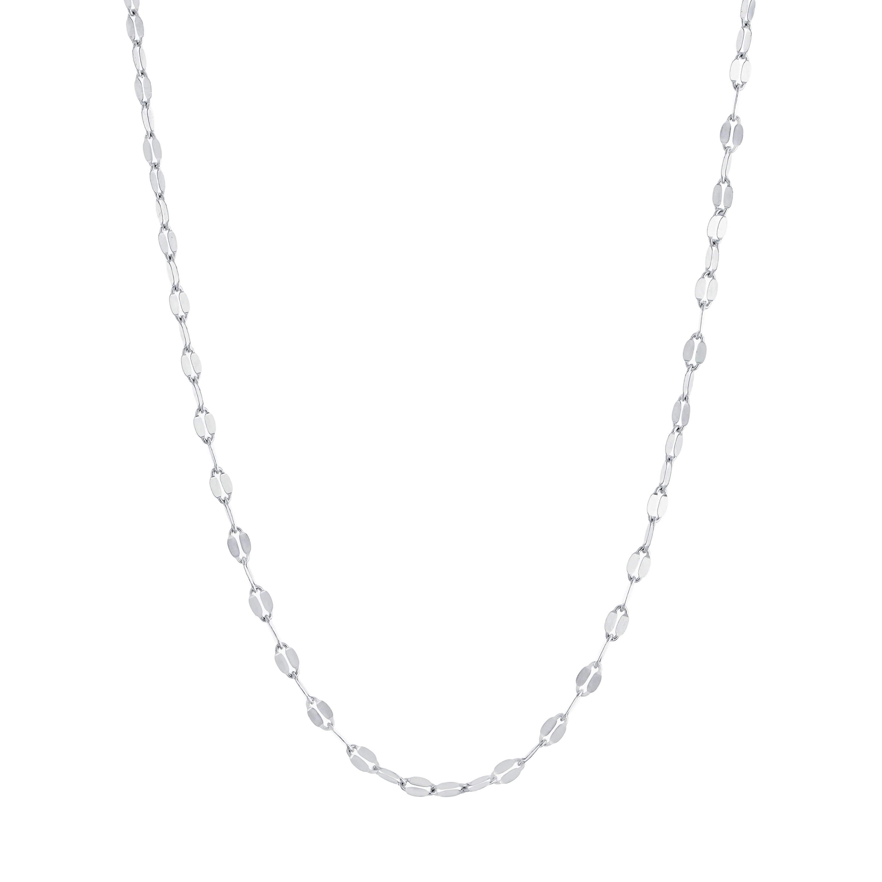 Marisol & Poppy Chain in Sterling Silver for Women, Unisex, No ...