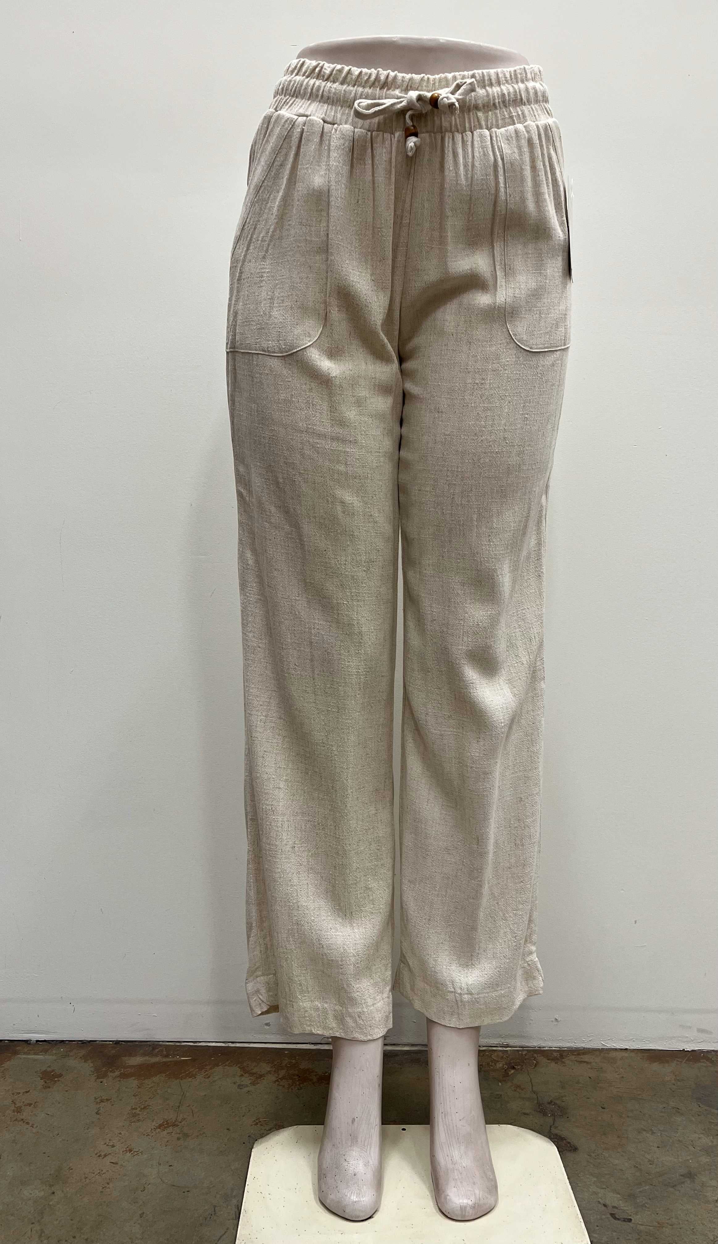 Marissa Olivia Womens pull on front panel pockets elastic waist draw ...