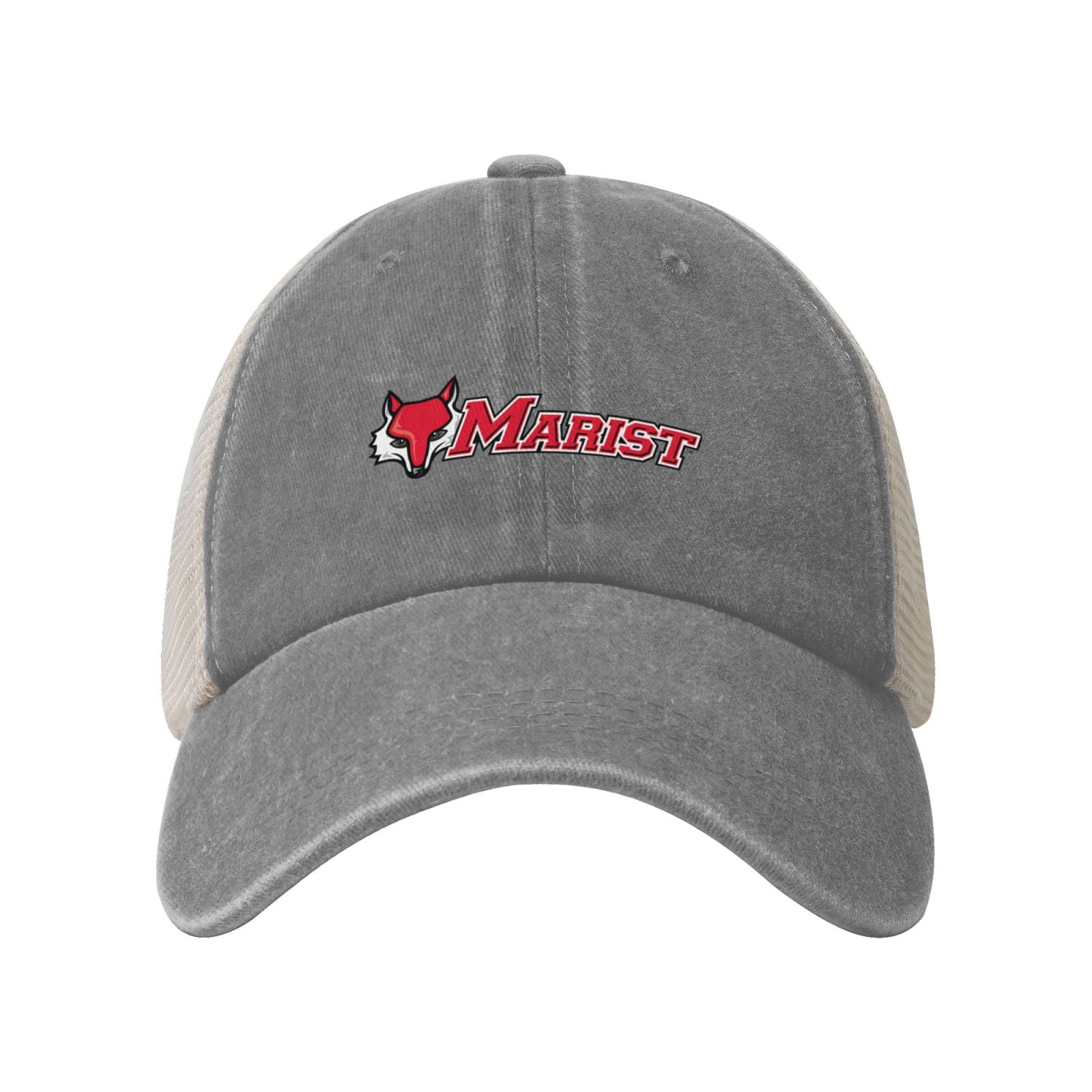 Marist College Hat Adjustable Athletic Vintage Washed Distressed Mesh ...