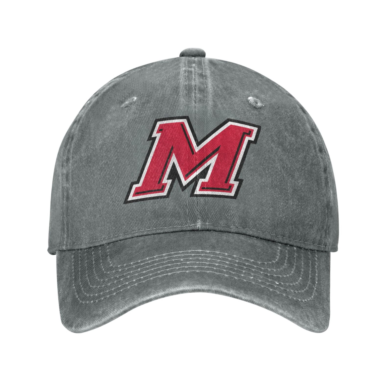 Marist M Logo Adult Adjustable Classic Washed Casquette Cap Hat ...