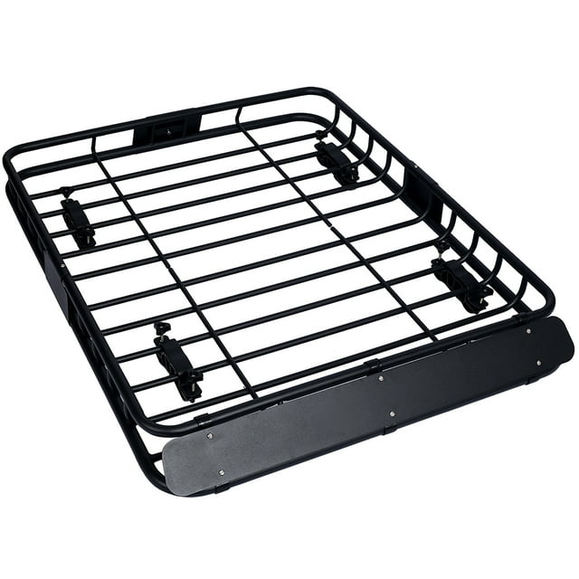 Maritcute 150 Lbs Universal Roof Rack Cargo Basket Heavy Duty Weather ...
