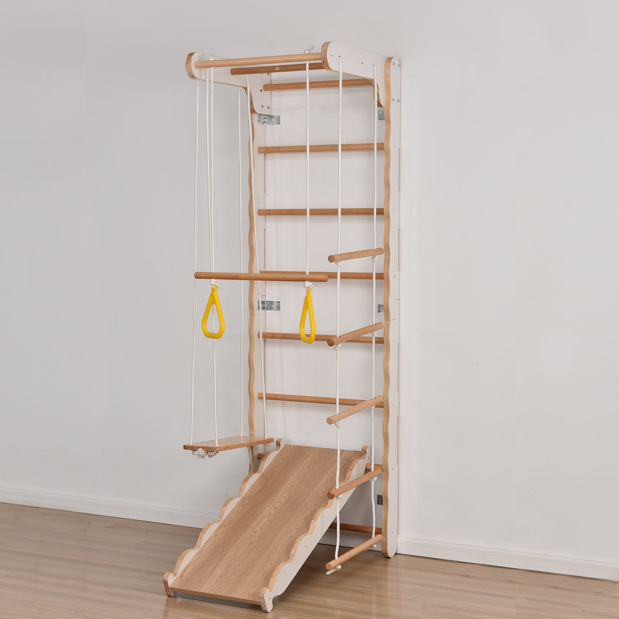 Maritcute 7-in-1 Jungle Gym For Toddlers, Indoor Climber Playset With ...