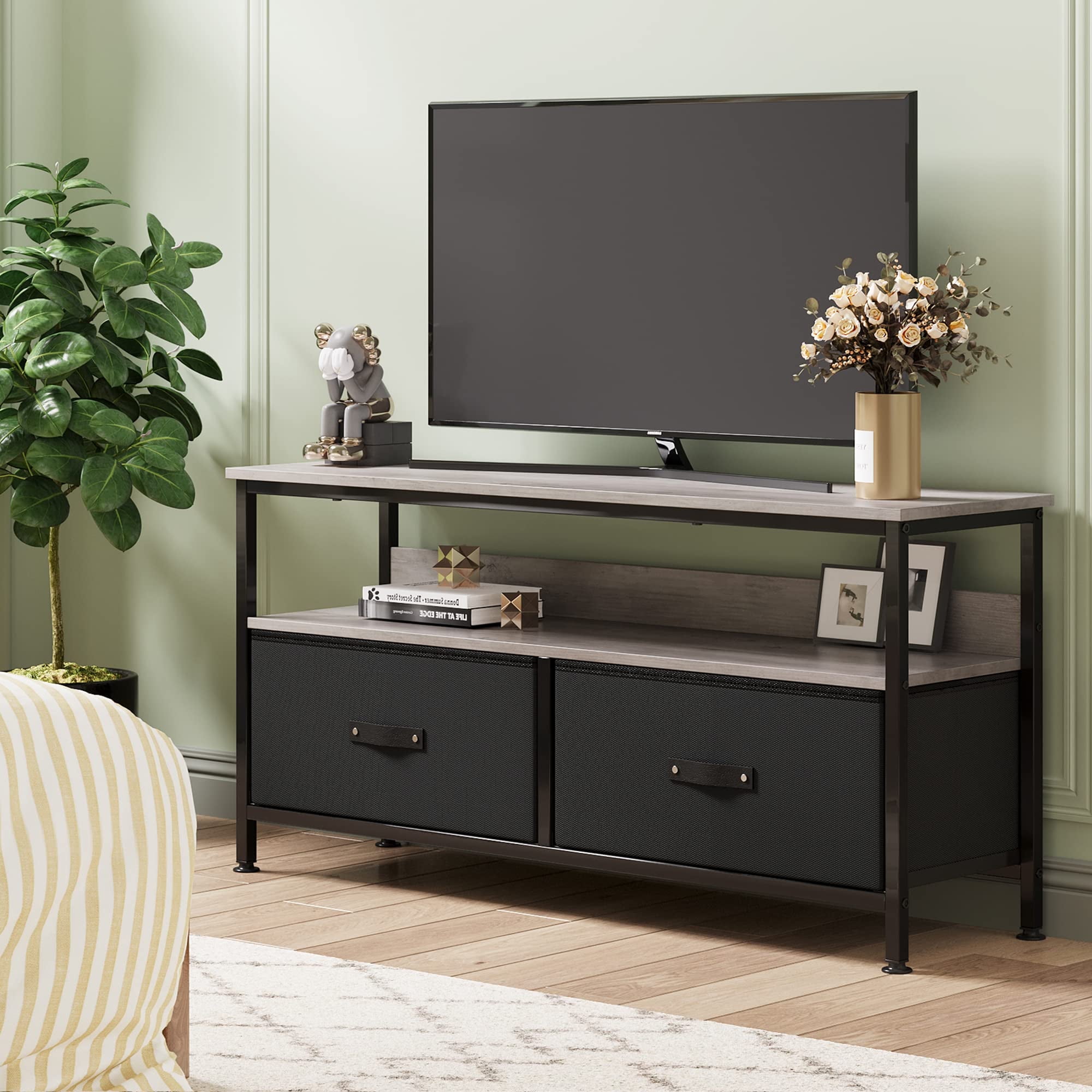 Maritcute Dresser TV Stand, Entertainment Center with Storage. 50-Inch ...