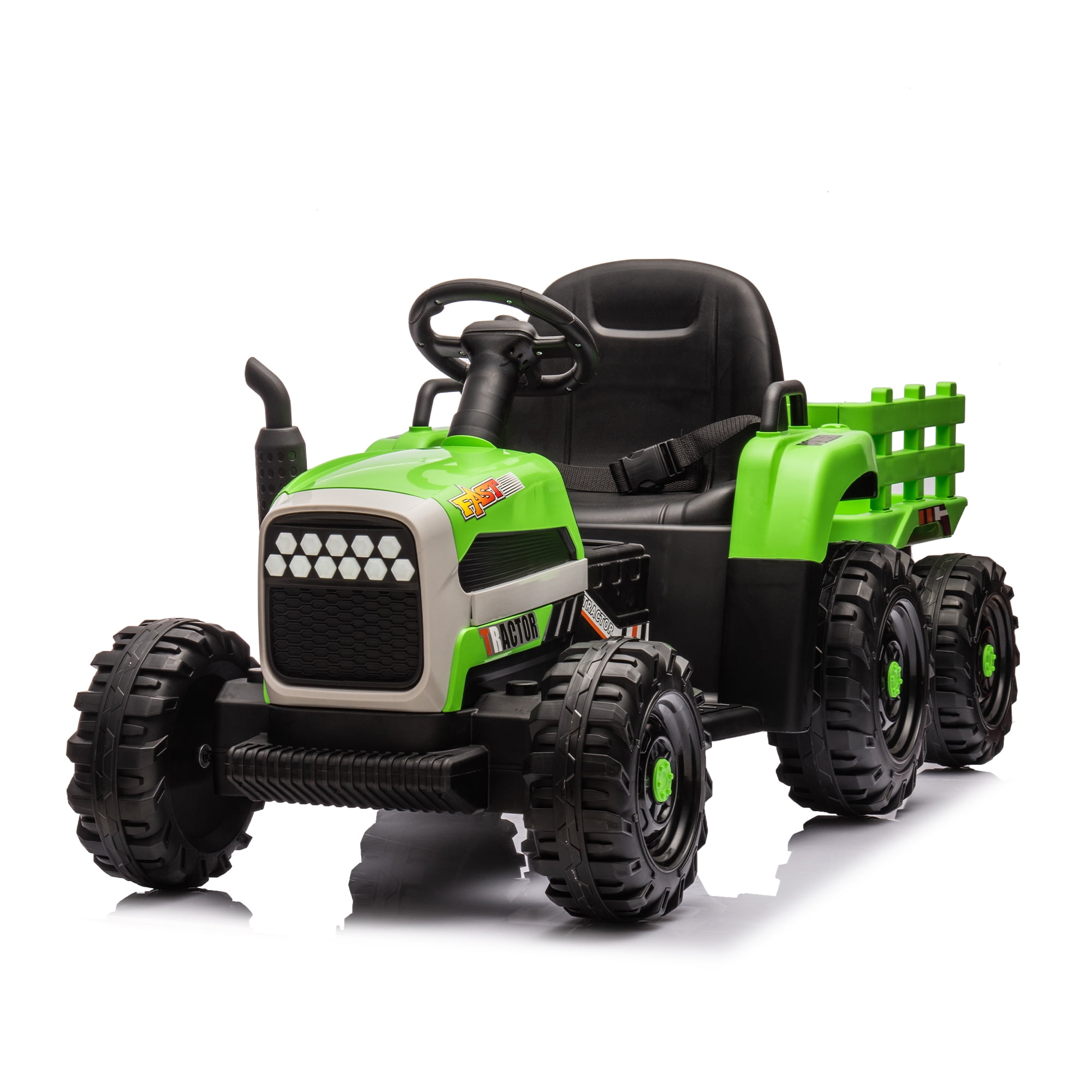 Maritcute Ride On Tractor With Trailer 200Wx2 Motor 1.86-4.97MPH/Remote ...
