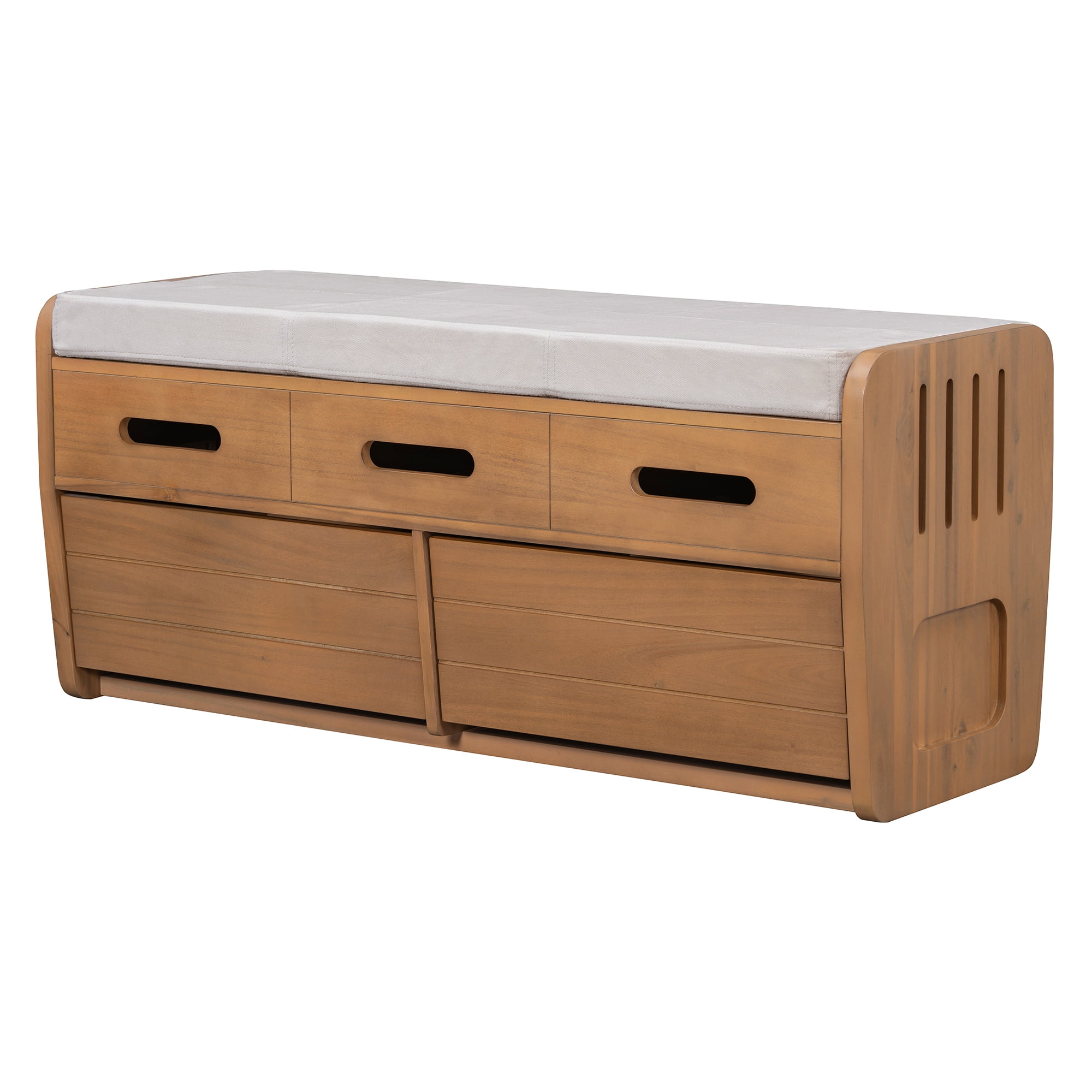 Maritcute Storage Bench, Door Entrance Storage Bench With 2 Drawers ...